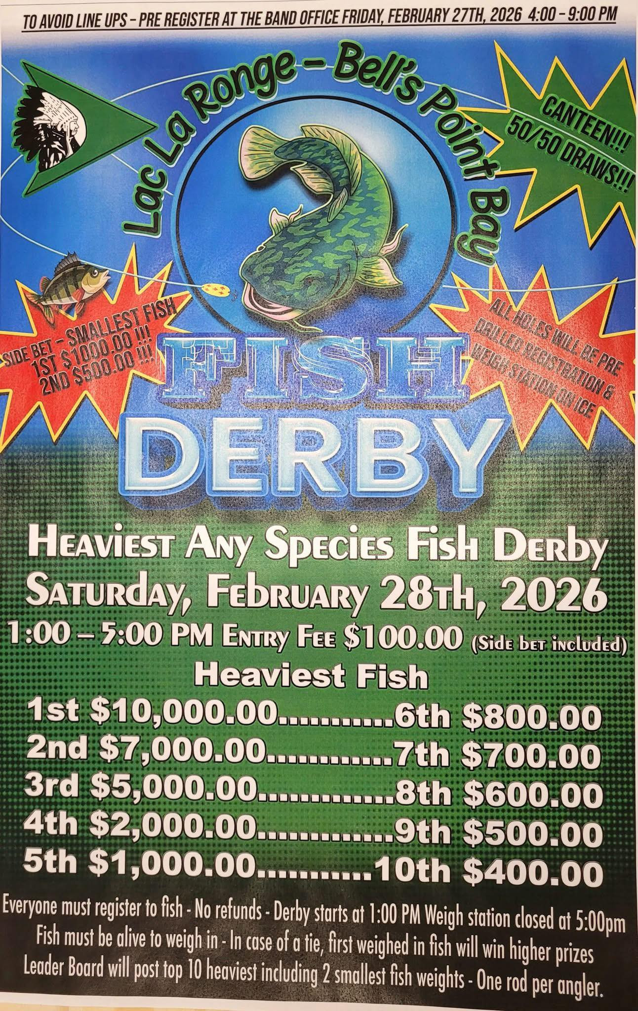 Lac La Ronge - Bell's Point Bay Fish Derby - SaskLakes